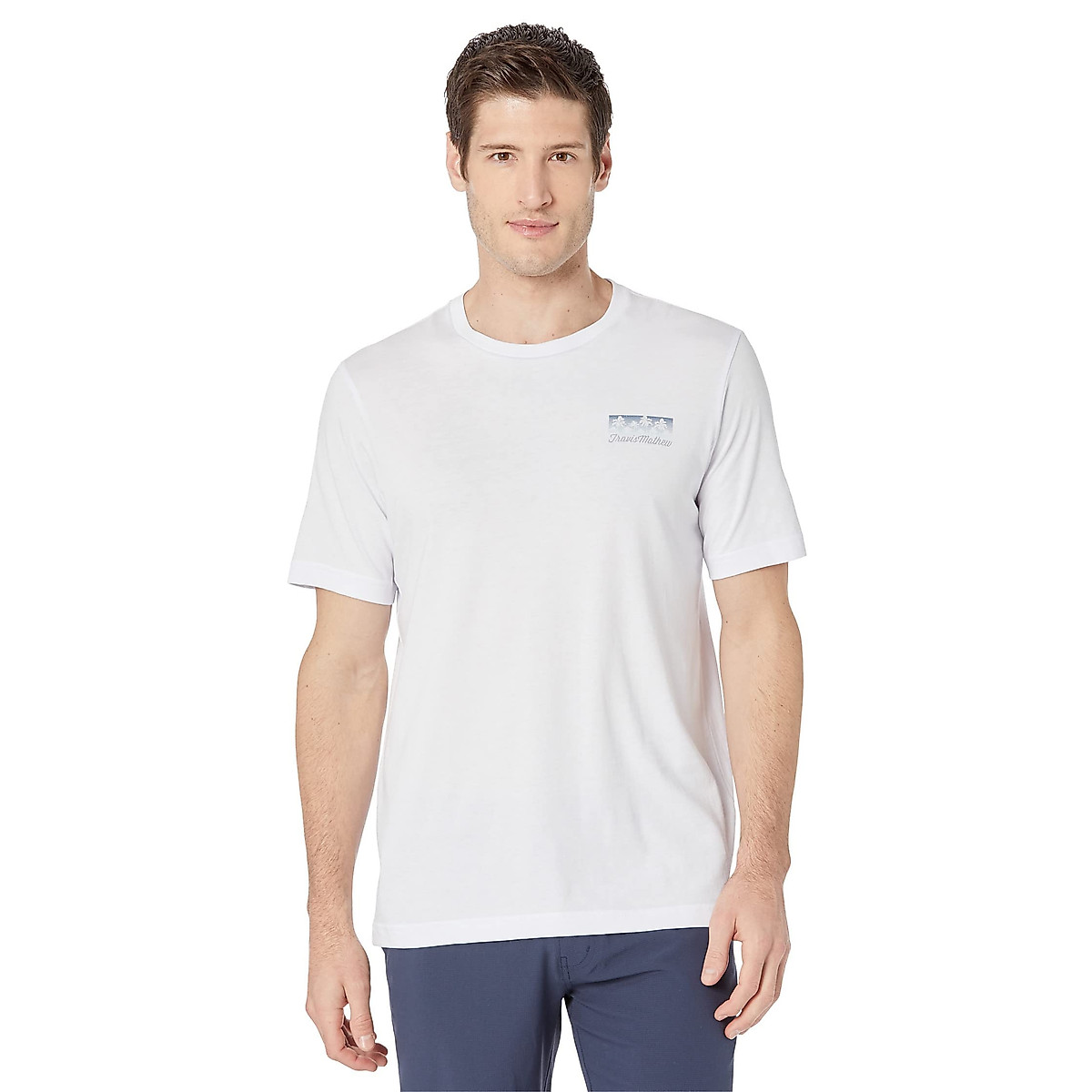 TravisMathew Big Mouth Bass White MD