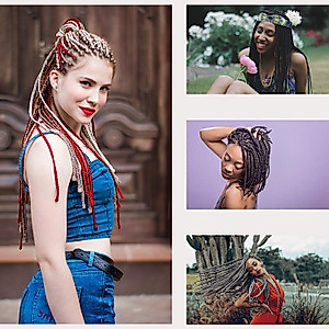 Dreadlock Crochet Hook Tool，Braid Hair Dreadlocks Needle Weaving Crochet for Braid Craft (0.75mm)