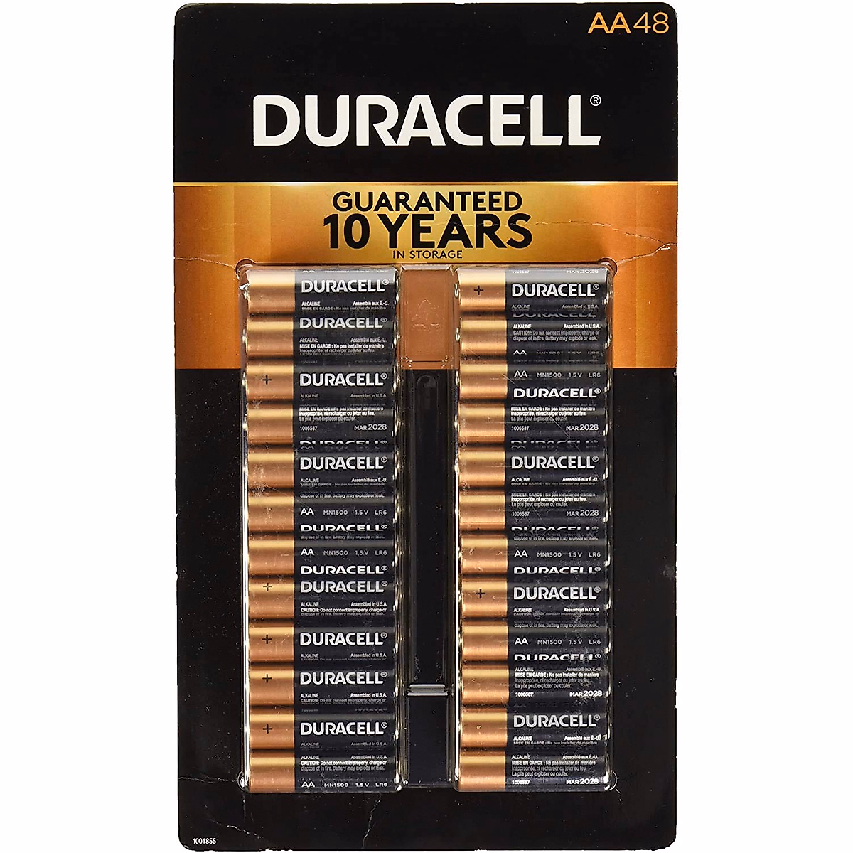 Duracell CopperTop Alkaline Batteries Variety Pack - 48 AA Batteries & 28 AAA Batteries Valuepack