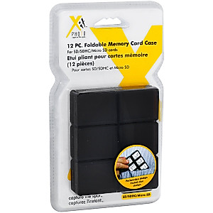 XIT XTMCASE 12 Piece SD/SDHC Memory Card Hard Plastic Case