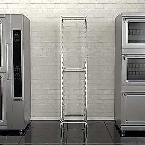 Krollen Industrial 20 Pan Aluminum Steam Table Pan Rack - Unassembled