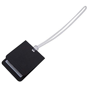 Mini Skater 6 Inch Premium Clear Plastic Travel Luggage Name Tag Loop Straps/Loops for Luggage Bag ID Tag,50Pcs