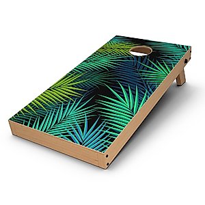 Design Skinz Summer Tropical Skin Set for Cornhole (Skin Only) - Retro Summer Jungle v1