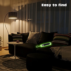 [2-Pack] Climberer Night Vision Covers for Fire 4K Max (2nd Ed.) | Stick TV | FireCube | Compatible with(Insignia, Toshiba, Pioneer, Omni) Remote - Luminous Silicone with Lanyard