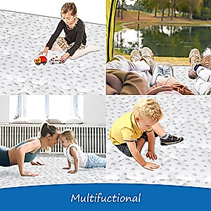 Baby Playpen Mat, 50x50 Play mat for playpen, Fit for TODALE and LIAMST Baby Playpen, Portable Baby Play Mat, Baby Crawling Mat, Non-Slip Foldable Floor Activity Mat