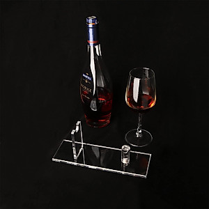 WANLIAN knife stand ,Knife display stand, acrylic knife display stand, collectible knife display stand, knife collection display stand, for single knife hut home decoration (transparent 1 pack)