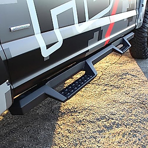 Westin 56-13945 HDX Drop Nerf Step Bars fits 2015-2023 F-150 SuperCrew 2017-2022 F-250 F-350 Super Duty Crew Cab Textured Black 1 Pair