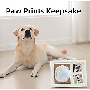 PewinGo Baby Footprint Kit,Baby Clay Hand and Footprint Kit,Newborn Baby Handprint Kit,Baby Keepsake Frames for First Mothers Day Gifts,Personalized Baby Shower Gifts for New Mom,New Parents