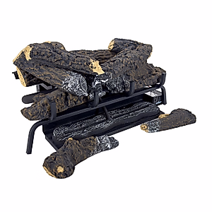 Pleasant Hearth 24-in Valley Oak Vent Free Gas Log Set 33,000 BTU's