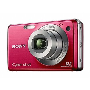 Sony Cyber-shot DSC-W230 12 MP Digital Camera with 4x Optical Zoom and Super Steady Shot Image Stabilization (Dark Red)