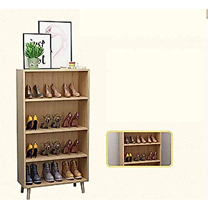 N/A Simple Shoe Rack, Simple Multi-Layer Assembly, Economical Household Storage Shoe Cabinet, Multifunctional Shoe Rack, Space Saving (Color : E, Size : Small)