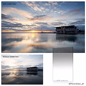 K&F Concept 100mm Square ND1000 (10 Stop) Filter +150mm Soft GND8 Filter (3 stops) + Metal Filter Holder + 8 x Filter Adapter Rings Square ND Filter Kit for Camera Lens