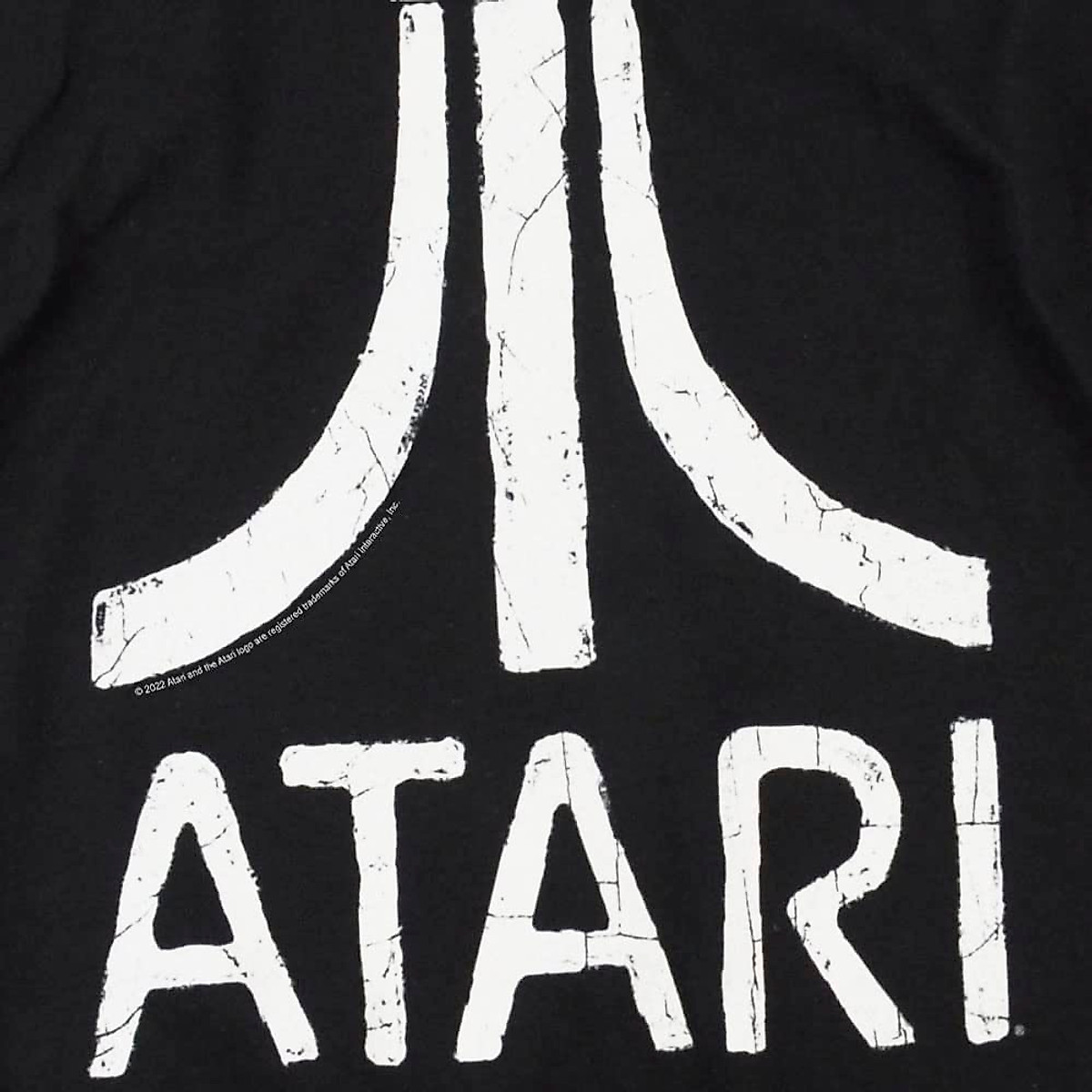 Popfunk Atari Video Game Console Retro Logo Kids Youth Pullover Hoodie & Stickers (Medium)
