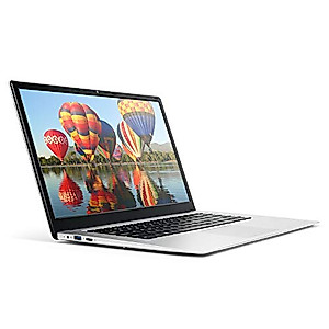 BROAGE 15.6" FHD Lightweight Laptop Computer, Intel Celeron N4020 up to 2.8GHz, 4GB RAM, 64GB eMMC, WiFi, Bluetooth, USB 3.0, HDMI, Webcam, Microphone, Silver, Windows 10 Home, Online Class Ready