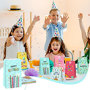 STARRKY 36PCS Birthday Party Favor Bags for Kids, Happy Birthday Goodie Bags Treat Bags Gift Bags for Kids Birthday Party