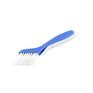 uxcell Plastic Foldable Window Tracks Cleaning Brush Blue