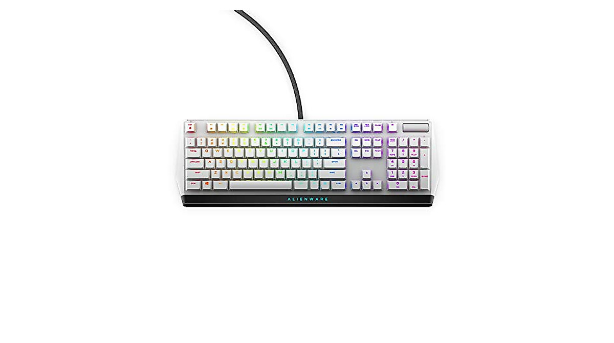 New Alienware Low-Profile RGB Gaming Keyboard AW510K Light, Alienfx Per ...