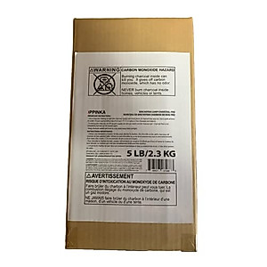 IPPINKA Pro Grade Japanese Binchotan BBQ Charcoal from Kishu, 5lb of Charcoal