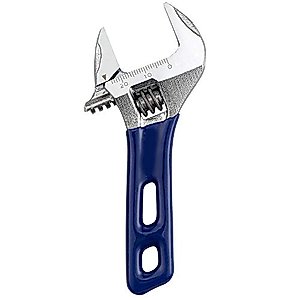 Ainuosen Wide Opening Stubby Adjustable Wrench Spanner with Short Handle 4 inch Chrome Vanadium Steel Forged
