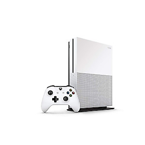 Microsoft Classic Original Xbox One S 1TB HDD with 4K Blu-ray DVD Reader, Two Wireless Controllers Black and White Included,1-Month Game Pass Trial, 14-Day Xbox Live Gold + AllyFlex Sports Cup Mat