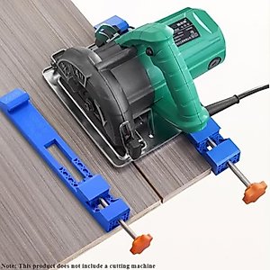 Adjustable Cutting Machine Base Guide, Electric Circular Saw Milling Positioning Clamp, Precision Wood Cutting Guide, Woodworking Tools, Specially Designed for Precision Cutting and Milling Tasks (1)