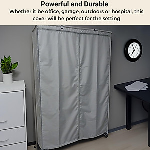 Formosa Covers Premium Wire Shelf Cover - Perfect Fit for Wire Shelving - Versatile Shelf Covers Protects & Organize - Ideal for Outdoor Storage Shelf - Wire Rack Cover - 48Wx18Dx78H Inches - Grey