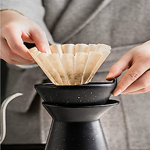 iHomeSet 1-4 Cup Coffee Filter Paper 100 Count Disposable Basket Coffee Filter Replacement for Small Basket Style Coffee Makers, Drip Coffee Makers