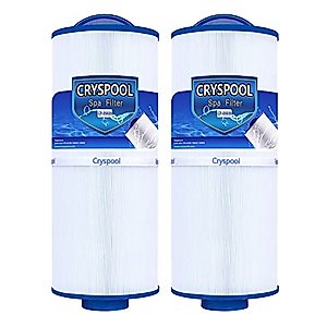 Cryspool MPT-Thread Spa Filter Compatible with Marquis 35, Marquis Spa 20042, 20092, 370-0240, PPM35SC-F2M, 5CH-352, FC-0196, 35 sq.ft, 2 Pack