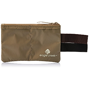 Eagle Creek Travel Gear RFID Blocker Hidden Pocket, Tan, One Size