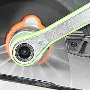 MacWork 5-Piece Offset Ratcheting Wrench Set ，Five Colors Reversible Universal Ratchet Double Ring Spanners,Professional Heat Treated Alloy Steel SAE Combination