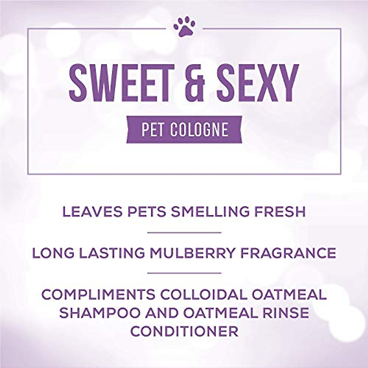 Nature's Specialties Sweet & Sassy Mulberry Scented Cologne for Pets, Natural Choice for Professional Groomers, Ready to Use Perfume, Finishing Spray, Made in USA, 32 oz