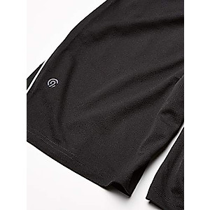 C9 Champion Boys' Color Block Short-9" Inseam, Ebony, M