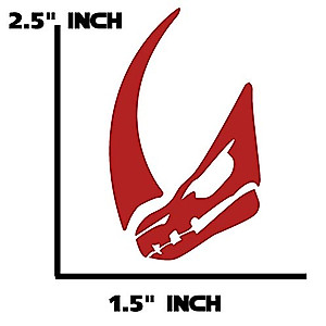 Bounty Hunter Star Extra Small Mandalorian Logo Signet Vinyl Decal Sticker