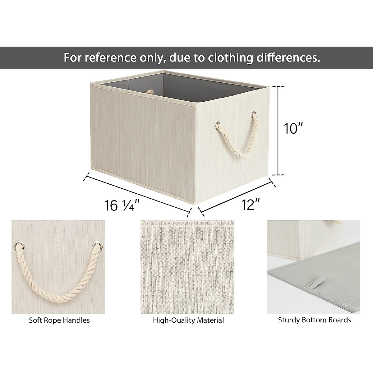 StorageWorks 32L Storage Baskets for Organizing and Narrow Storage Bins, Small baskets for Organizing