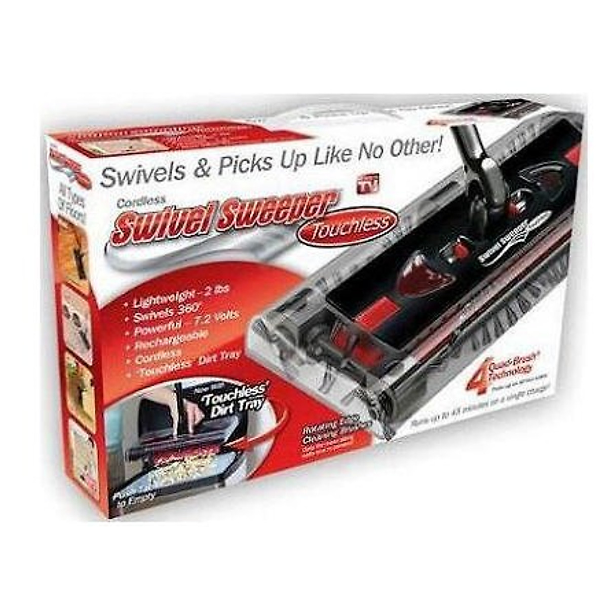 Cordless Swivel Sweeper Touchless