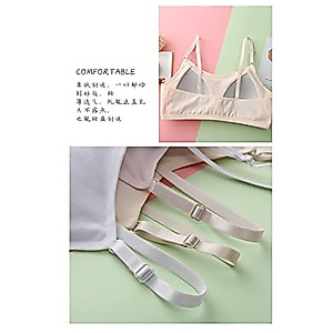 TOPQ Girls Bras 10-12 Years Old Cute Clothes for Girls 10-12 Teen Bras for Girls Ages 12-14 Training Bras for Girls 14- Bra (6PC, One Size)