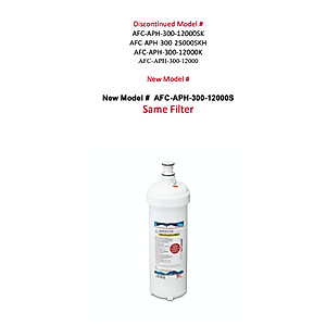 AFC Brand, Water Filter, Model # AFC-APH-300-9000SK-B, Compatible with 3M(R) HF25-S-SR Filter New AFC Brand Model # AFC-APH-300-12000S 3 - Filters
