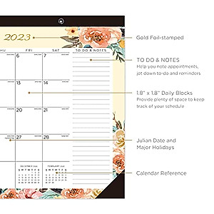 2023 Desk Calendar - 17” x 12” Large Monthly Desk Pad Calendar for Planning & Organizing - 12 Months Desktop/Wall Calendar Runs from January 2023 to December 2023