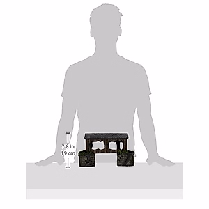 Penn-Plax Madison County Covered Bridge Fish Tank Ornament Decoration for Aquariums and Terrariums