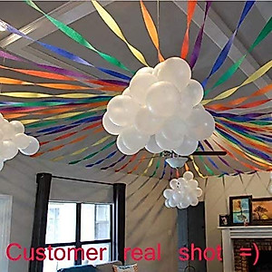 White Balloons,Latex Balloon,white pearlized balloons12-inch,100-pack,Eshanmu