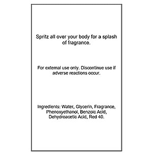 Cherry Almond Body Spray, 2 ounces, Body Mist for Women with Clean, Light & Gentle Fragrance, Long Lasting Perfume with Comforting Scent for Men & Women, Cologne with Soft, Subtle Aroma For Daily Use