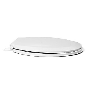 Centoco 1200-001 Round Plastic Toilet Seat, Standard Economy Model, Light Weight Residential, White