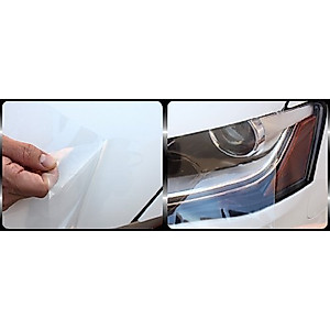 Optix New Clear Bra Headlight Bumper Hood Paint Protection Guard Film Vinyl Sheet Roll - 12" x 72" Inch
