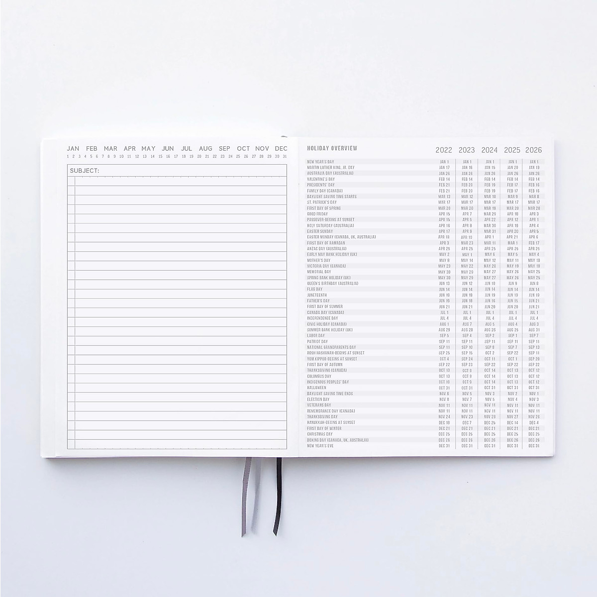 DesignWorks Ink Standard Issue Bound Personal Journal, Black 6.75" x 8.5"