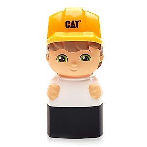 Mega BLOKS Cat Toddler Blocks Building Toy Set, Large Dump Truck with 25 Pieces and Storage, Yellow, Ages 1+ Years