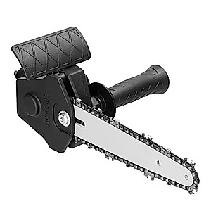 Weytoll Electric Drill Chainsaw, 6 Inch Electric Drill Modified To Electric Chainsaw Drill Attachment, Chain Saw Drill Attachment with Wrench and Chain, for 6-13mm Three-jaw Collet Drill