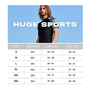 ADOREISM Men's Quick-Dry UPF 50+ Sun Protection Short Sleeve Rash Guard (HeyToucan, XL)