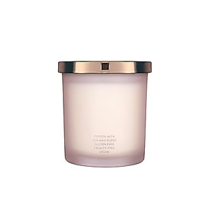 Hairitage Light Me Up Cherry & Amber Scented Candle - Cotton Wick & Soy Wax Blend - Aromatherapy Single Wick Candle - Relaxing Candle Gift for Women and Men - 7 oz. Jar