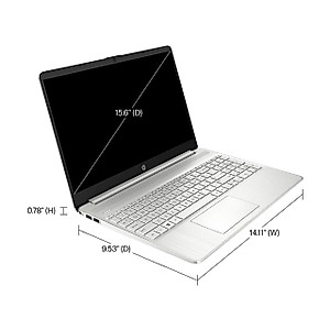 HP 15.6" HD Premium Business Laptop, AMD Ryzen 3 5300U 4-Core Upto 3.8GHz, 32GB RAM, 256GB PCIe SSD, AMD Radeon Graphics, USB-C, Wide Vision HD Webcam, Windows 11 Pro + HDMI Cable, Silver