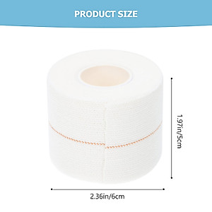 Cotton Athletic Tape Roll: Injury Wrap Tape Fingers Ankles Sports Tape 6x6cm